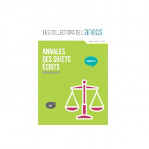 Annales des sujets écrits – épreuve n°2 du DEC - ANECS