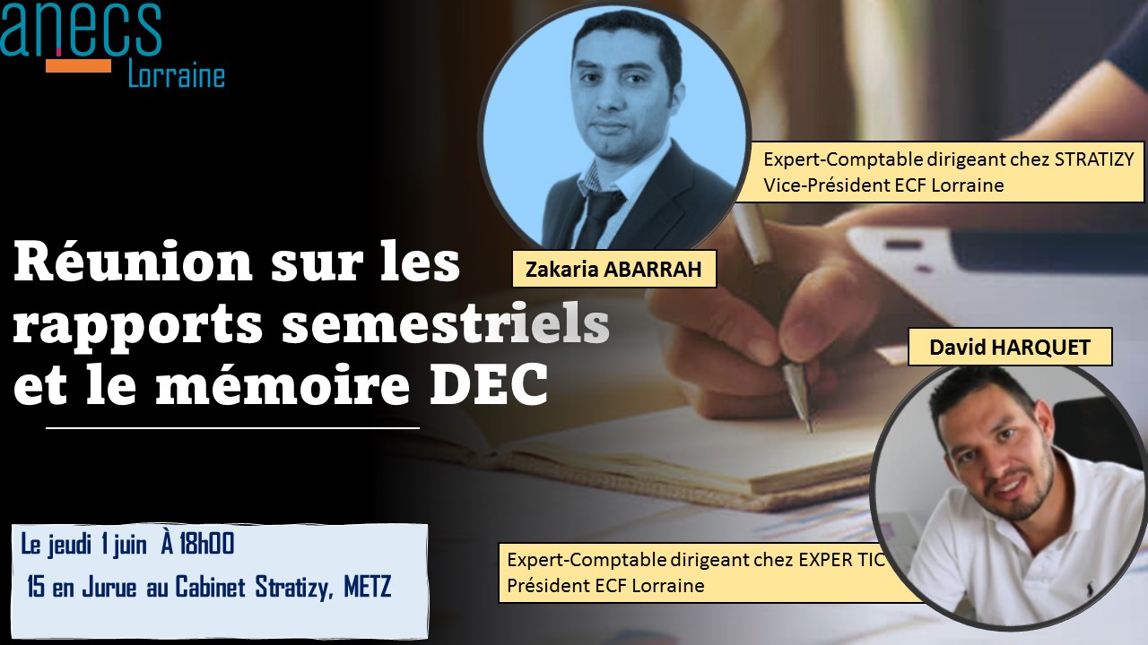 Les rapports semestriels et le mémoire DEC - ANECS