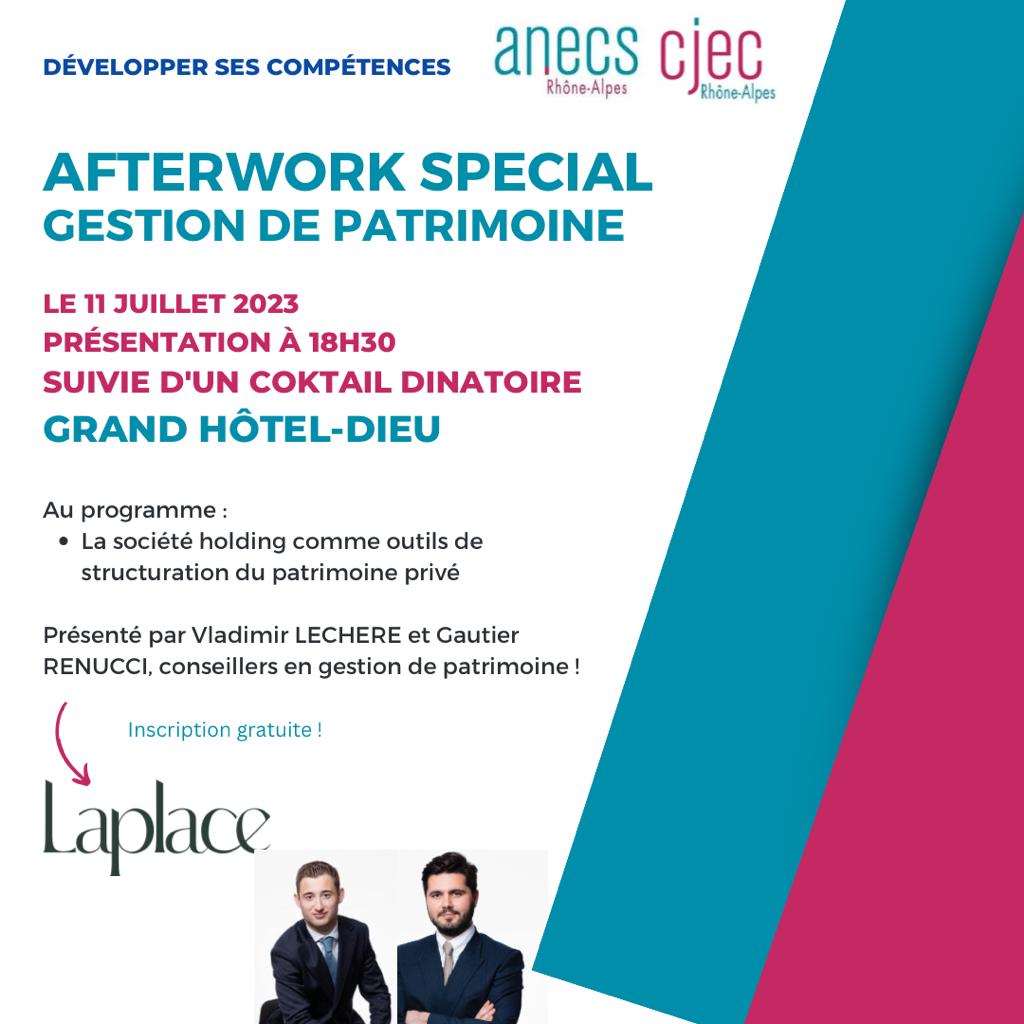 Afterwork Spécial Gestion de Patrimoine - ANECS
