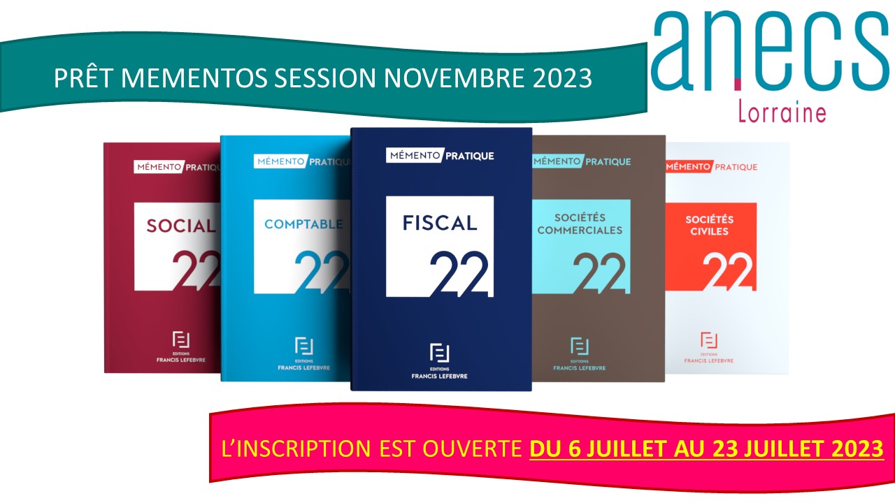 PRET MEMENTOS SESSION NOVEMBRE 2023 DEC - ANECS