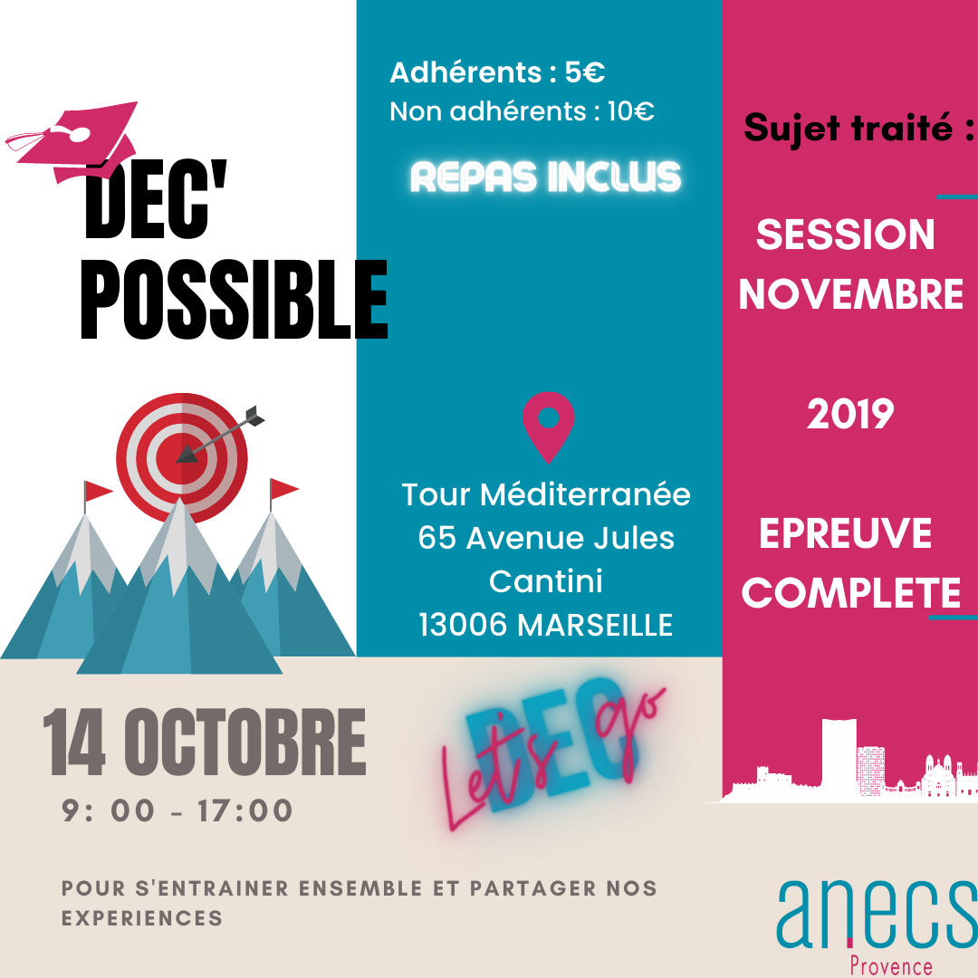 DEC Possible sujet novembre 2019 - ANECS