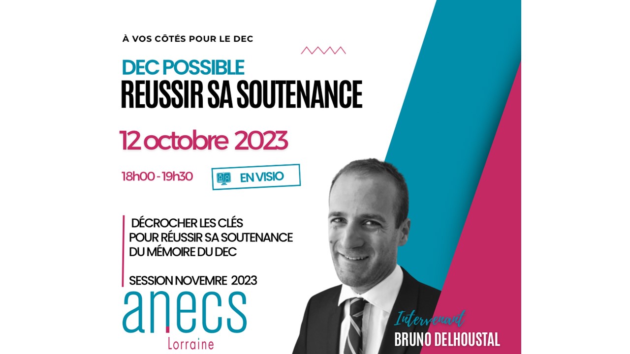 DEC POSSIBLE – Réussir sa soutenance du DEC - ANECS