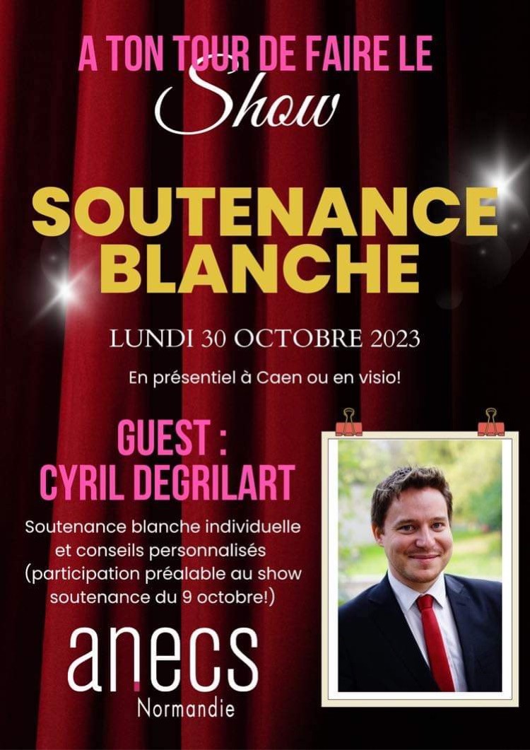 Soutenance blanche - ANECS