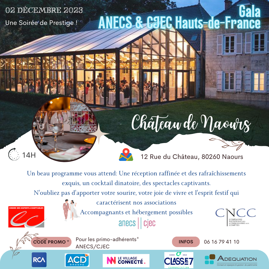 GALA DE FIN D’ANNEE ANECS – CJEC 2023 - ANECS