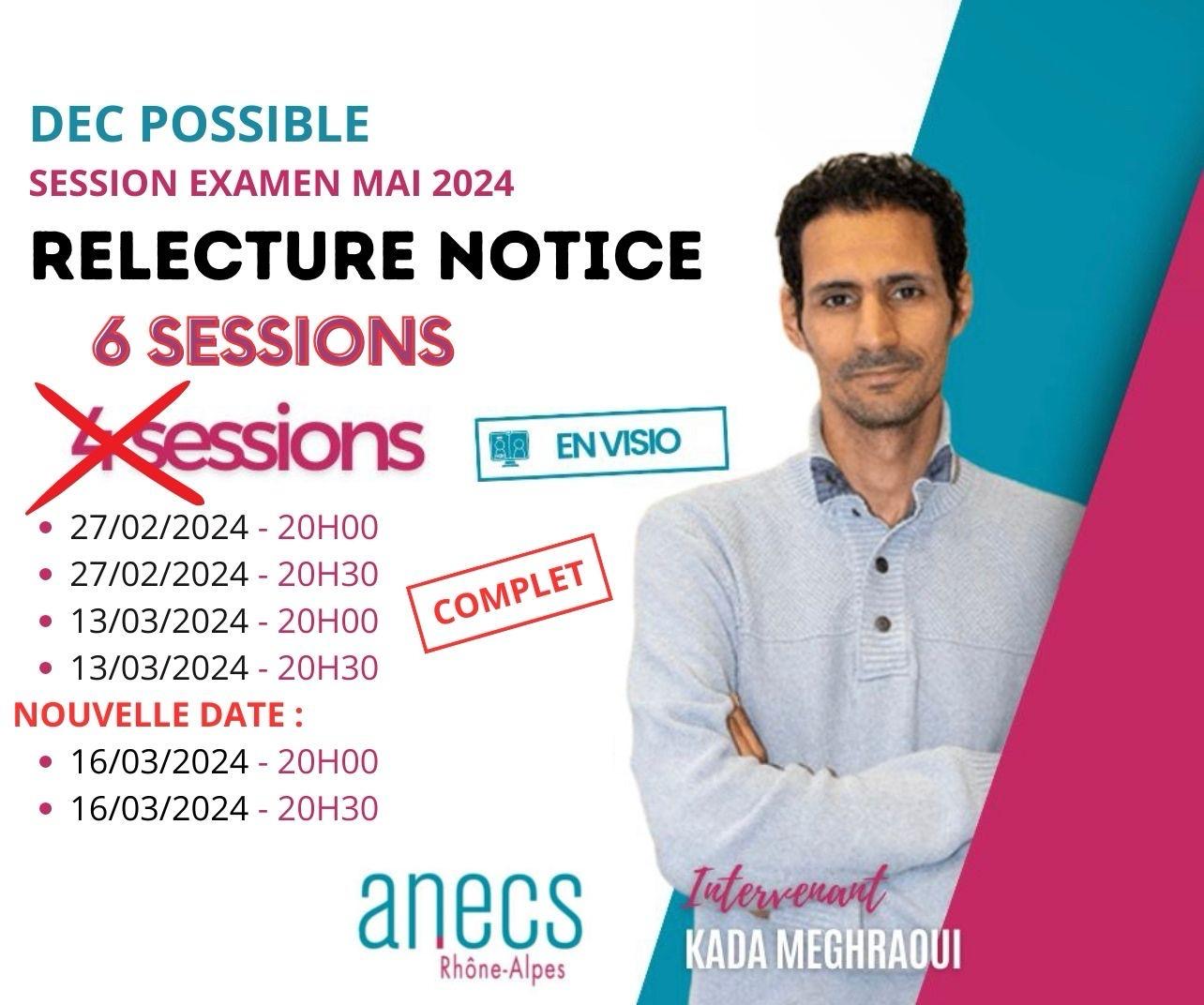 DEC Possible : Relecture notice - ANECS