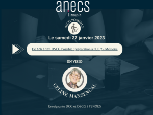 DSCG POSSIBLE : UE 7 PRÉPARATION À LA NOTICE DU MÉMOIRE - ANECS