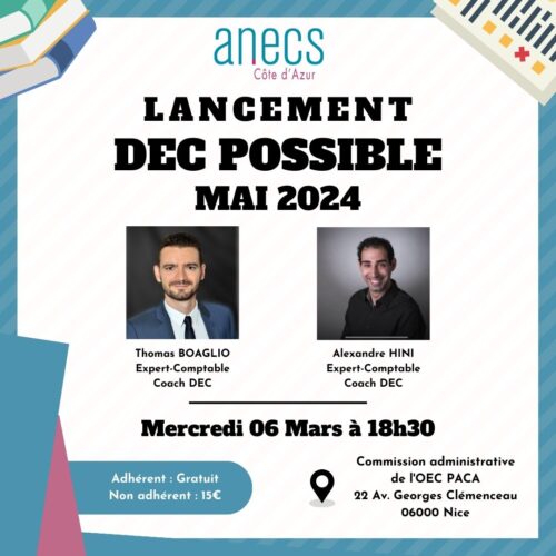 Lancement DEC Possible - Session Mai 2024 - ANECS
