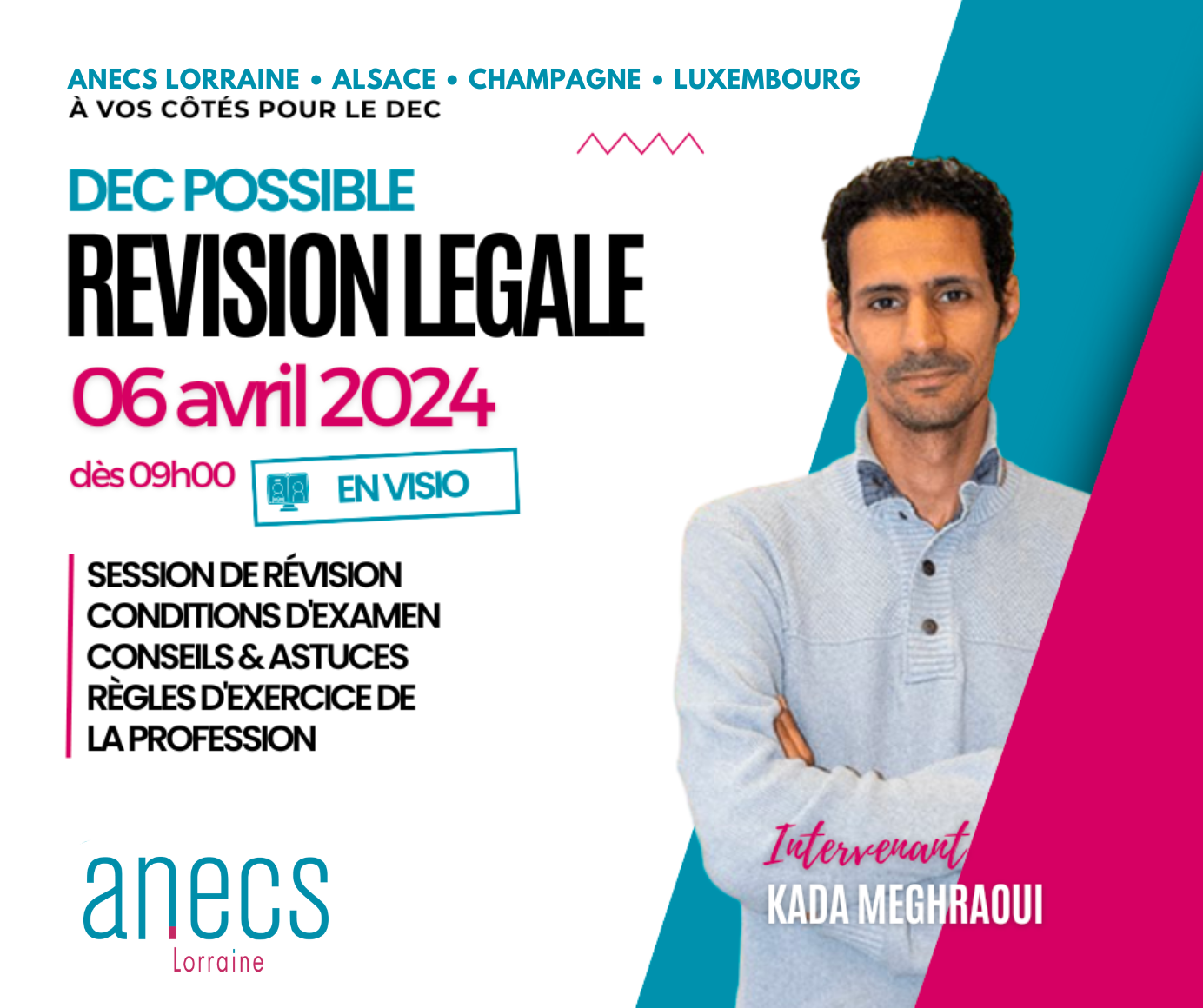 DEC POSSIBLE – REVISION LEGALE – Méthodologie (VISIO) - ANECS