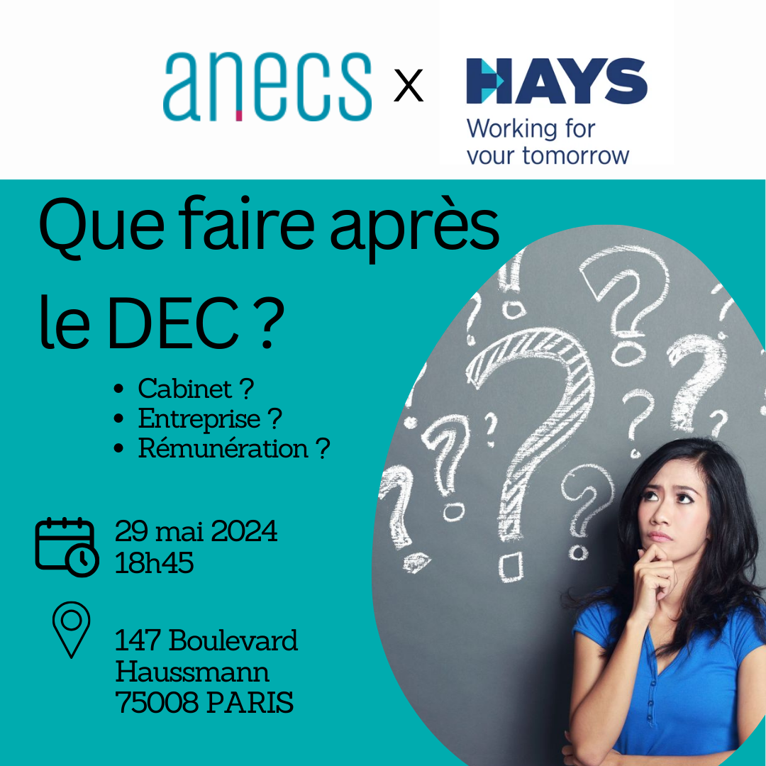 HAYS - Que faire après le DEC ? - ANECS
