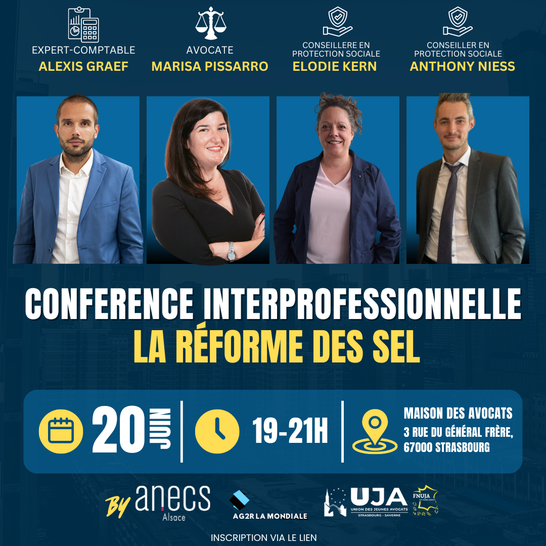 CONFERENCE INTERPROFESSIONNELLE - LA REFORME DES SEL - ANECS