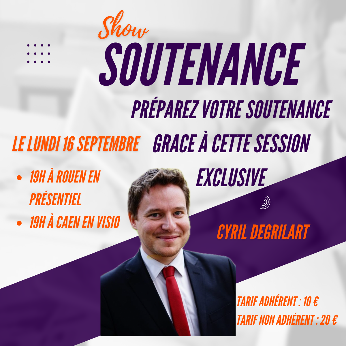Show Soutenance feat Cyril Degrilart - ANECS