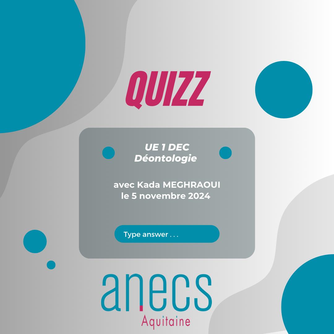 Révision épreuve de déontologie - DEC - ANECS