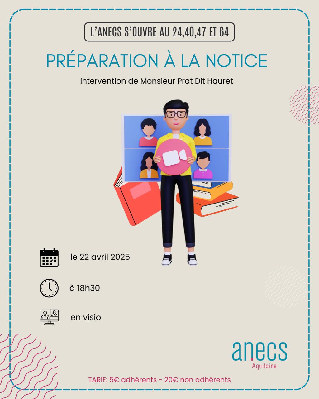 Soirée visio de préparation à la Notice - ANECS