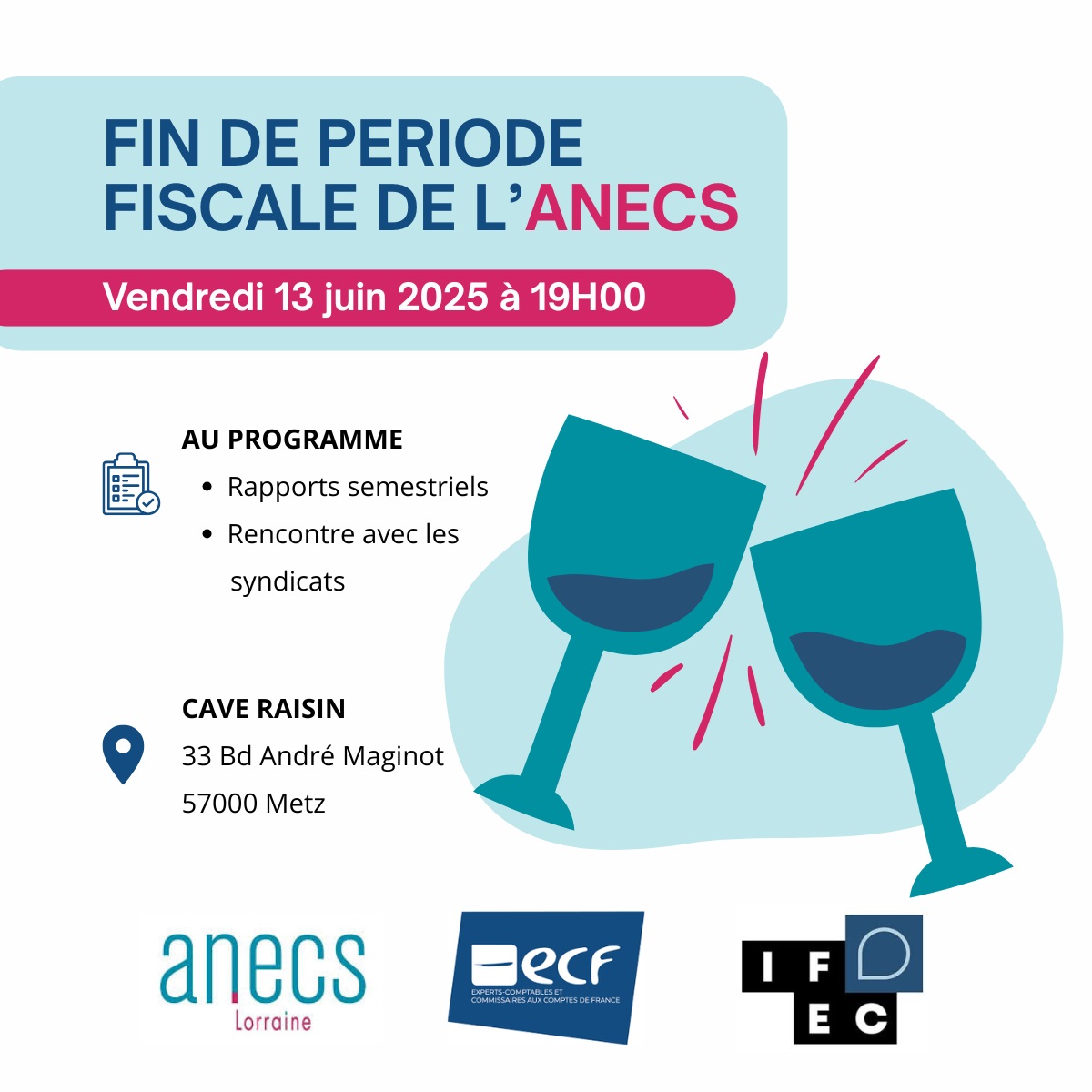 Soirée de fin de période fiscale 🔥 - ANECS