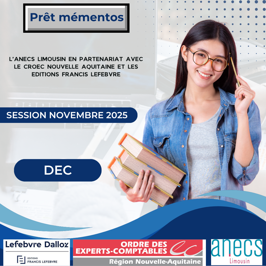 Prêt mémentos : session de novembre 2025 📚 - ANECS