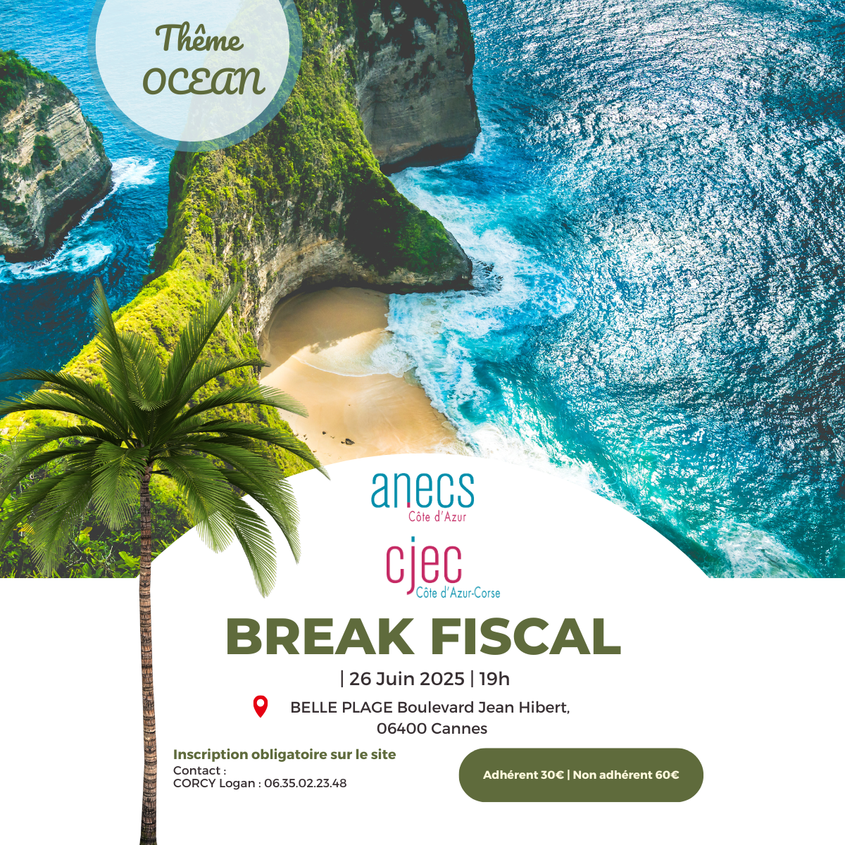 BREAK FISCAL - 8EME EDITION - BELLE PLAGE A CANNES - ANECS
