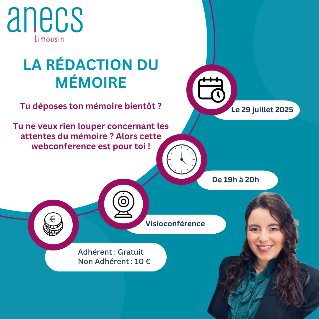 LA REDACTION DU MEMOIRE - ANECS